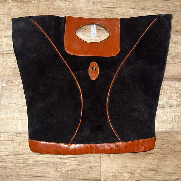 Bags | Vtg Suede Tote Handbad | Poshmark